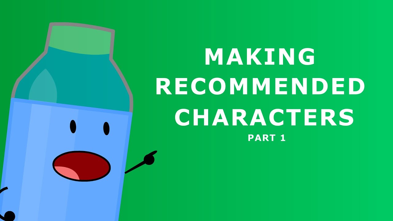 Making Recommended Characters - YouTube