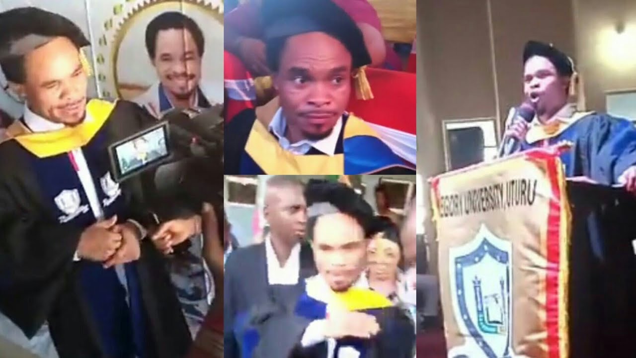 Meet the latest Prophet Dr Odumeje as he bags Doctorate Degree Award in ...