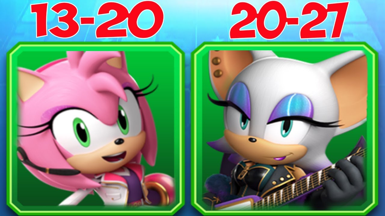 Sonic Forces - Popstar Amy and Rockstar Rouge New Characters Coming ...