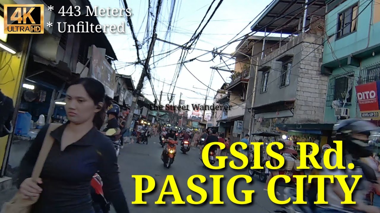 GSIS ROAD inside Barangay Rosario in Pasig City (443m) - YouTube