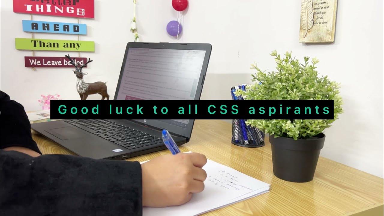 Study With Me | CSS Preparation | CSS aspirant Vlog # 1 | Life of a CSS ...