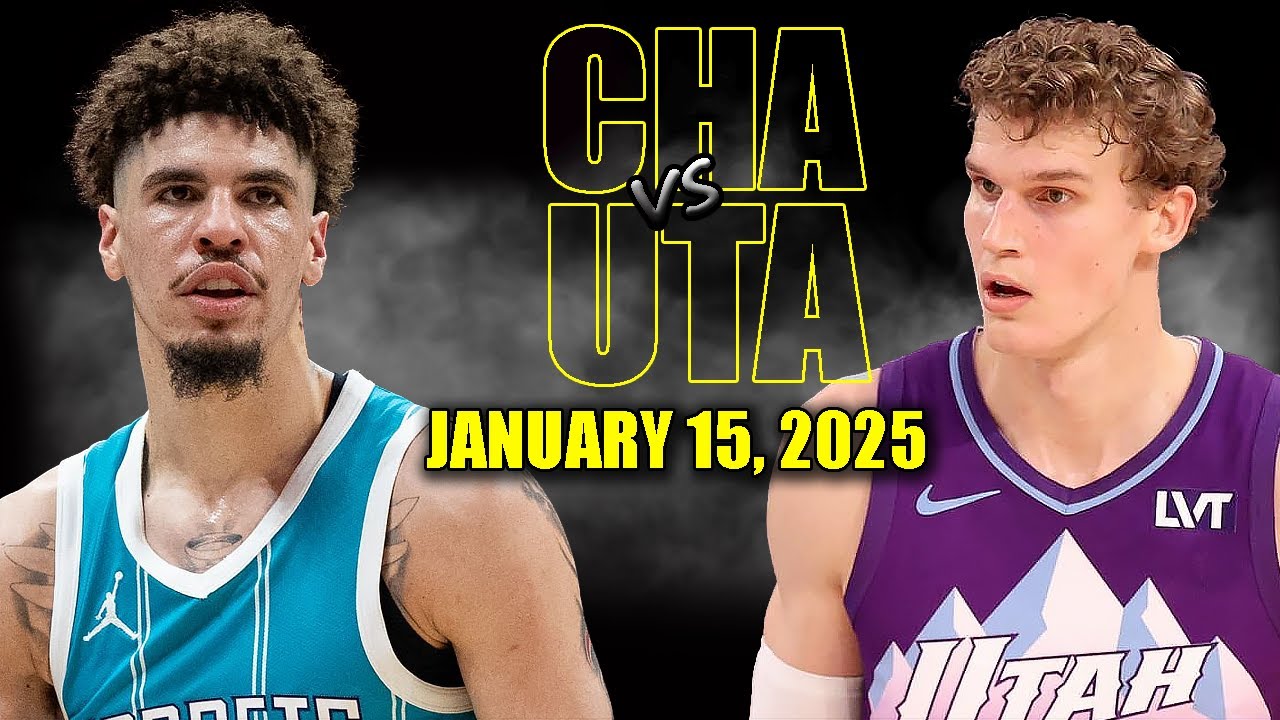 Charlotte Hornets vs Utah Jazz Full Game Highlights - January 15, 2025 ...