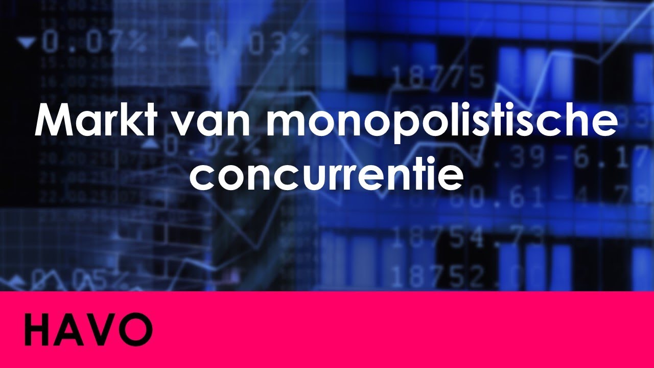 Markt van monopolistische concurrentie - Economie voor havo - Markt ...