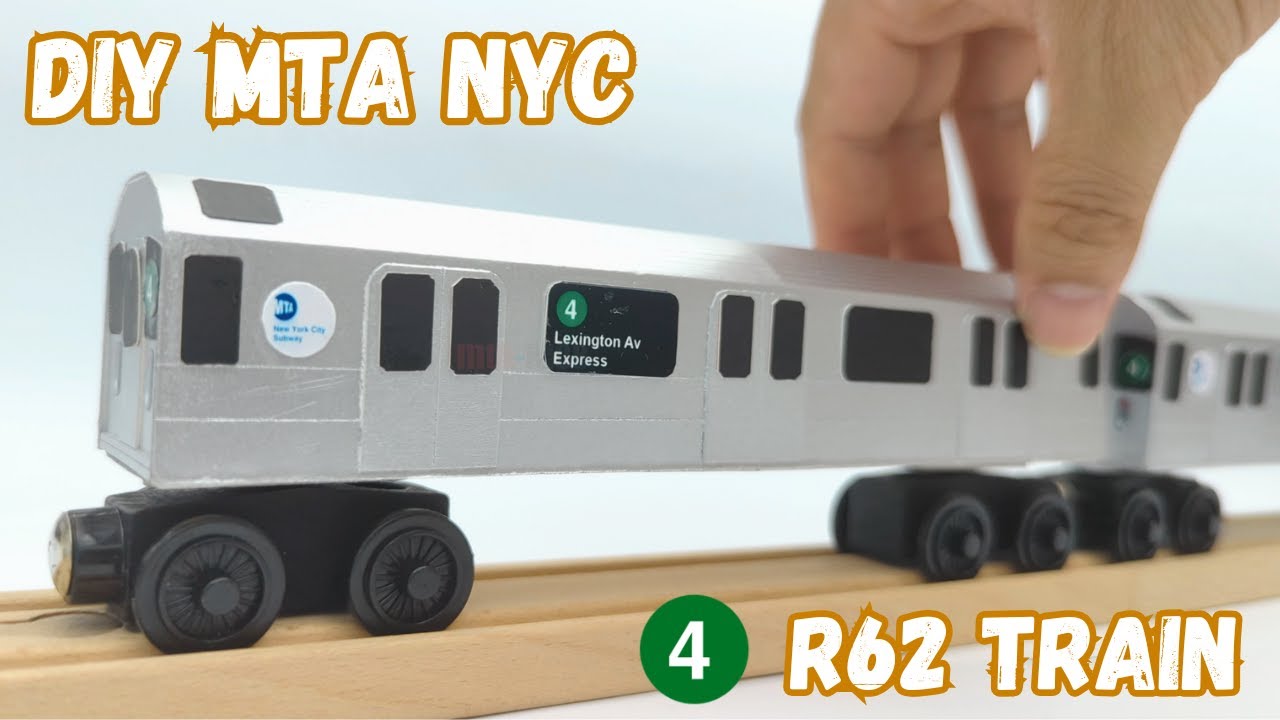 DIY Subway Train MTA NYC R62 The 4 Train (Lexington Avenue Express ...