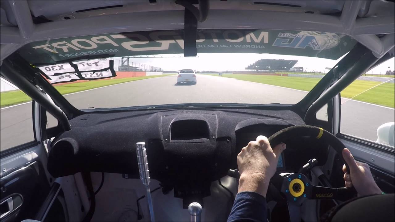 Fiesta V8 and Mitsubishi EVO at Trax silverstone 2016 - YouTube