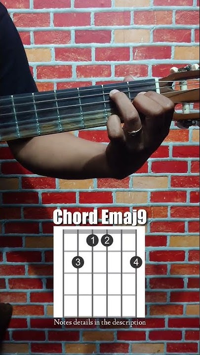 Chord EM9 | chord E major 9 | chord E maj 9. - YouTube