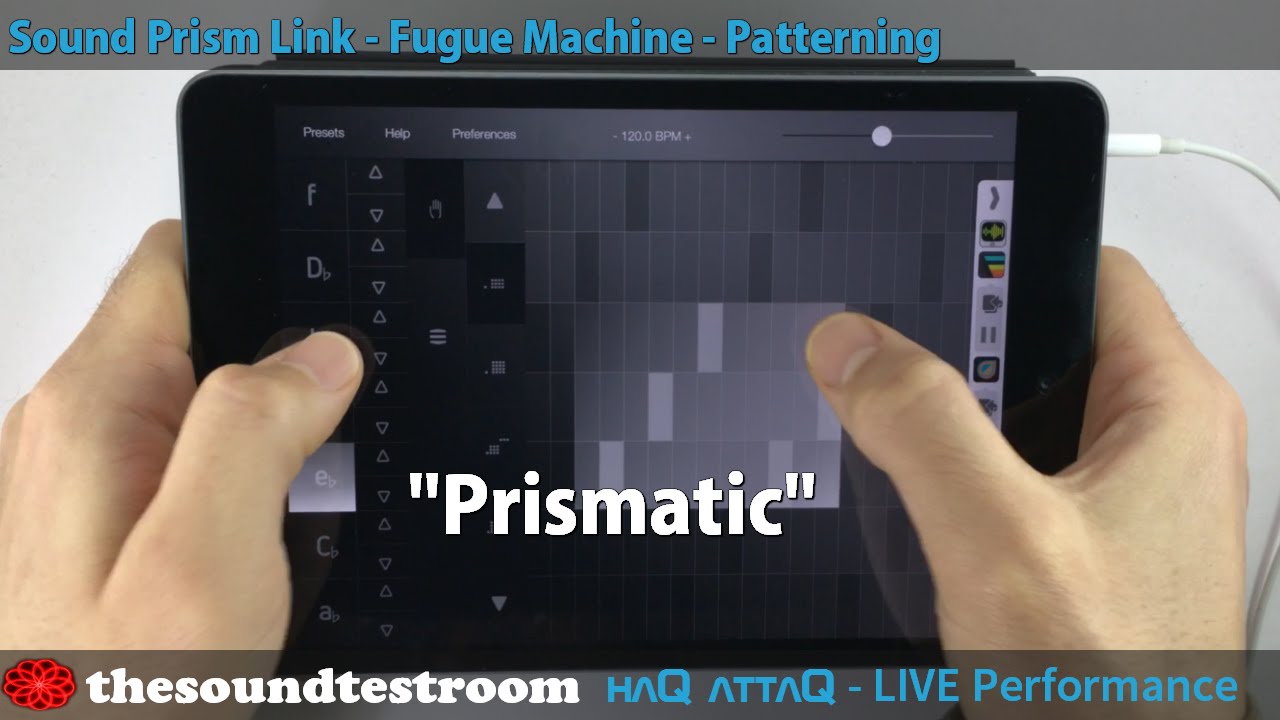 SoundPrism iPad Link edition Live performance │ Prismatic - haQ attaQ ...