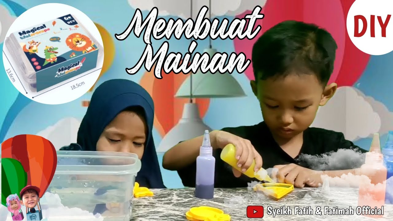Membuat Mainan (DIY) dari MEGICAL WATERSEAPE :) - YouTube