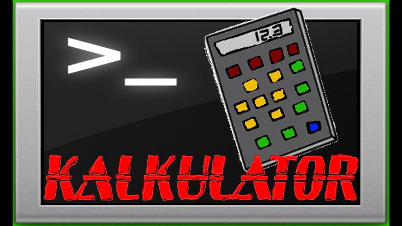 Prosty kalkulator w CMD - YouTube