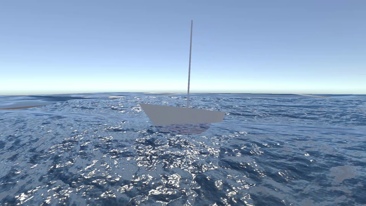 Unity water buoyancy test Part 1 - YouTube