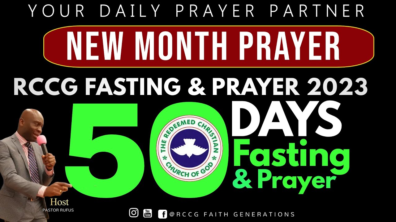 NEW MONTH PRAYER AND Day 22 RCCG Faith Prayer // Pastor Rufus - YouTube