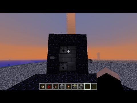 Minecraft- Toggle-able Nether Portal Tutorial (Very Compact!) - YouTube