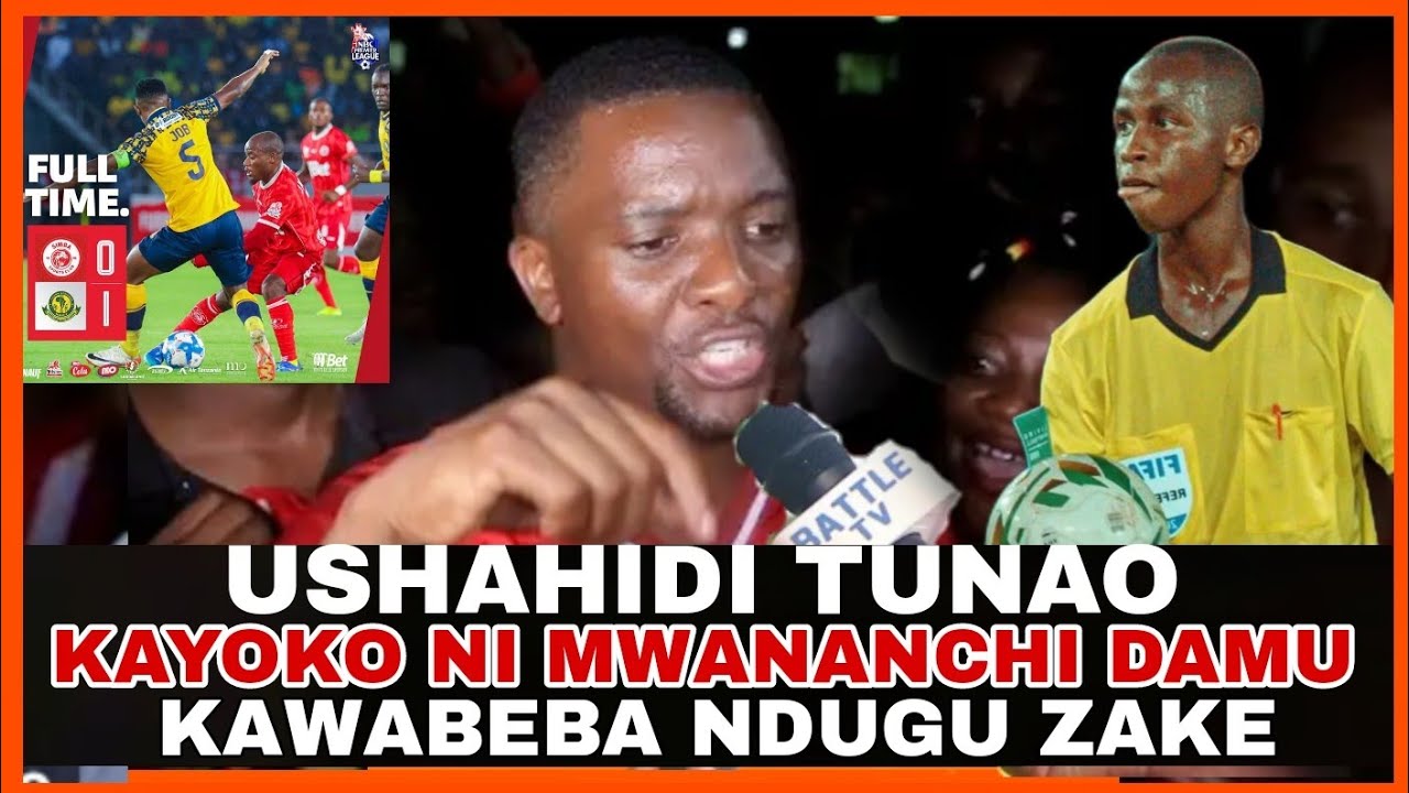 AHMED ALLY AFUNGUKA KWA UCHUNGU AMTUPIA LAWAMA REFA KAYOKO KASHIKWA ...