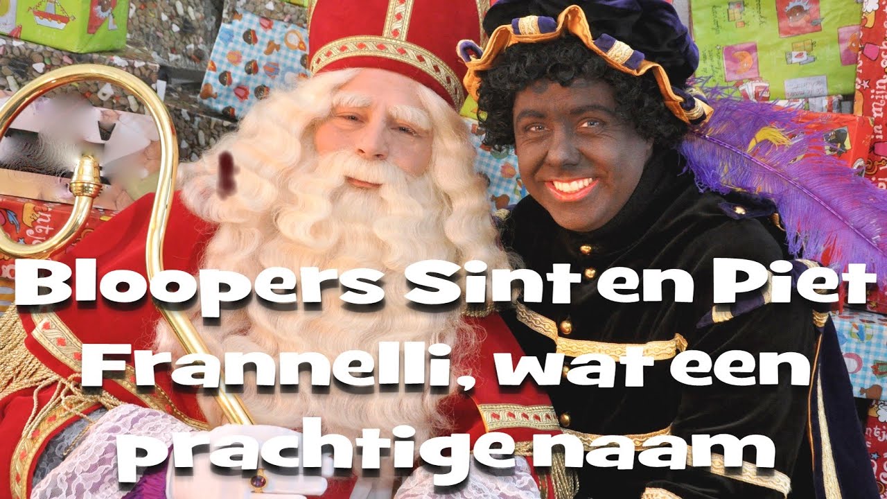 Sint en Piet bloopers 2015 - Franellie, wat een prachtige naam... - YouTube