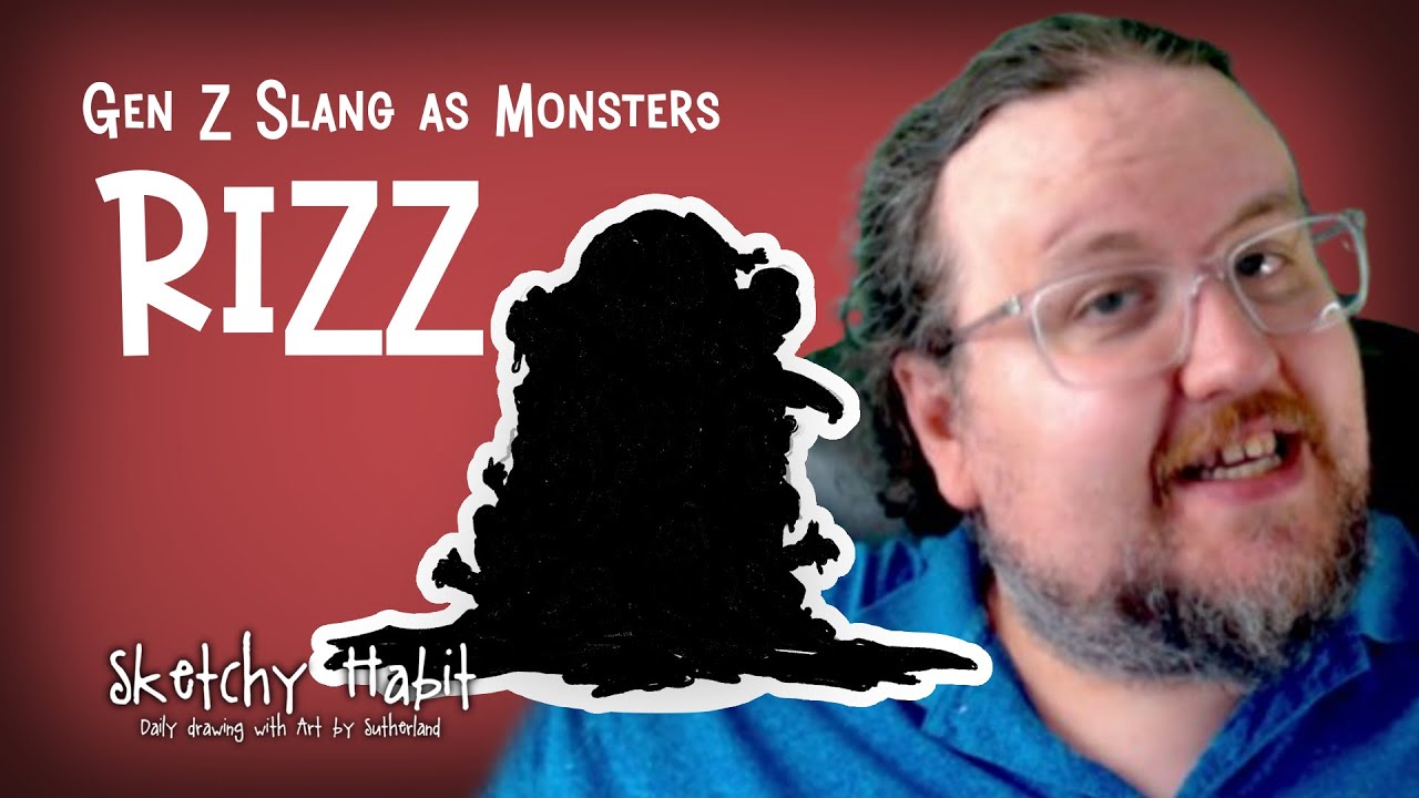 Drawing Gen Z Slang as Monsters - Rizz - My Sketchy Habit - YouTube