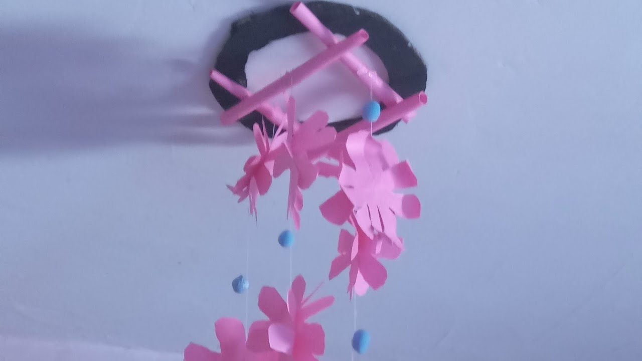 sticky notes ka use Kar ke wall hanging/roof hanging craft banana sikhe ...