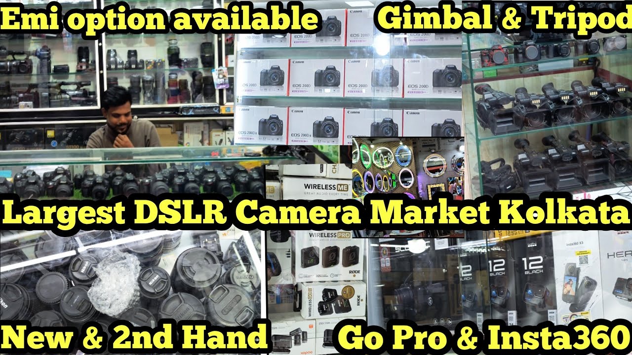 DSLR Camera Market Kolkata | New & 2nd Hand | Emi available | Insta360 ...