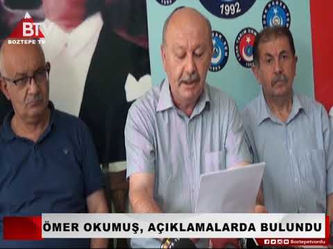 ÖMER OKUMUŞ, AÇIKLAMALARDA BULUNDU