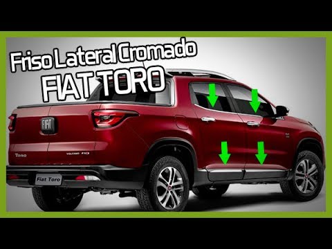 Friso Lateral Cromado p/ Fiat Toro - TUNING PARTS - YouTube