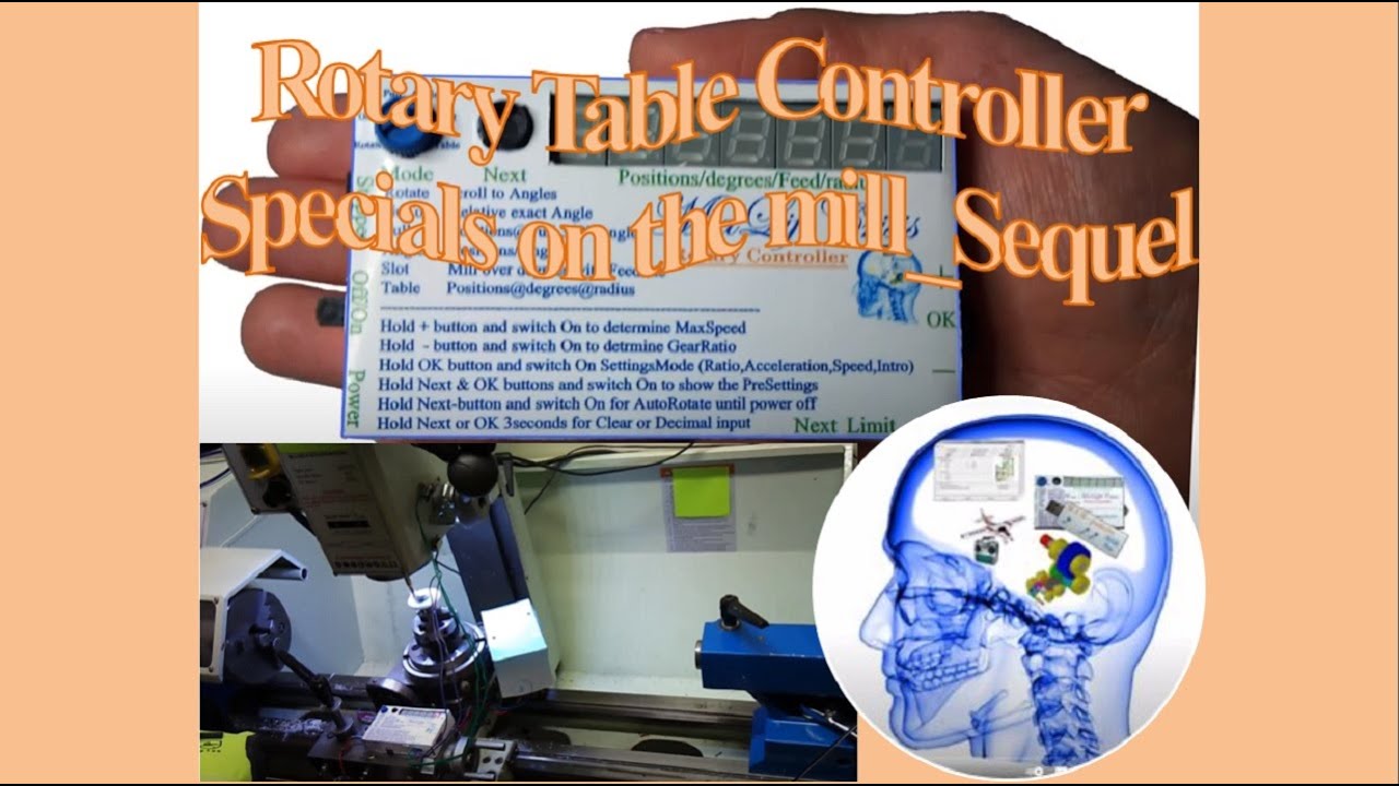 Rotary Table Controller Specials on the mill_Sequel - YouTube