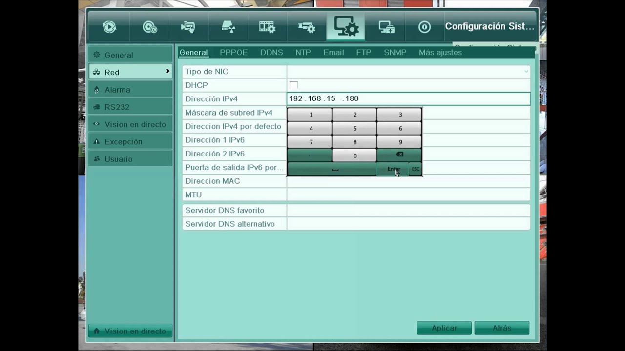 Clear Vision DVR y NVR Configuración de RED y DDNS - YouTube