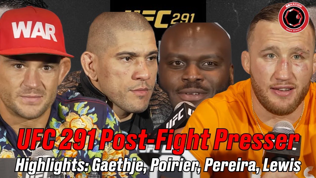 UFC 291 Post-Fight Press Conference Highlights: Justin Gaethje, Dustin ...