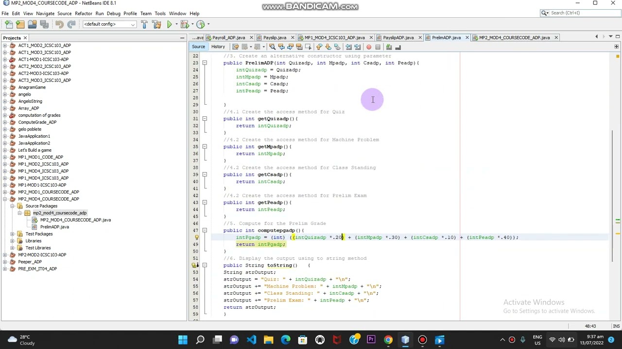 Compute Prelim Grade Using Java Program YouTube Compute Prelim Grade Using Java Program YouTube