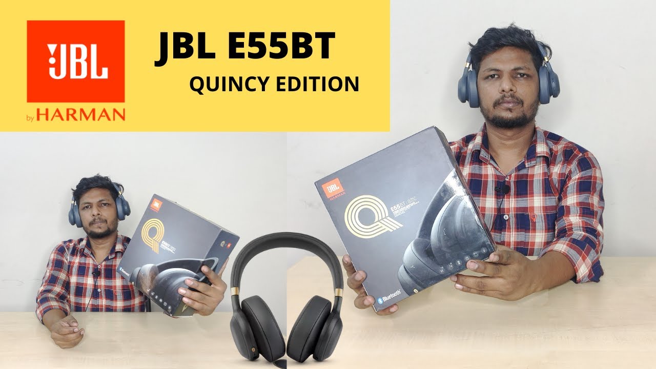 JBL E55 QUINCY Edition | headphone Unboxing & Review - YouTube
