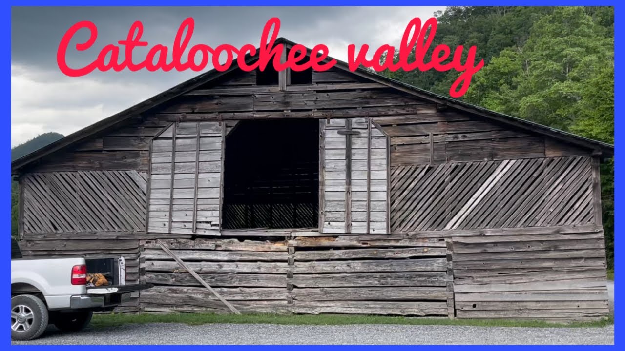 Cataloochee Valley and little Cataloochee in Great Smoky Mountains ...