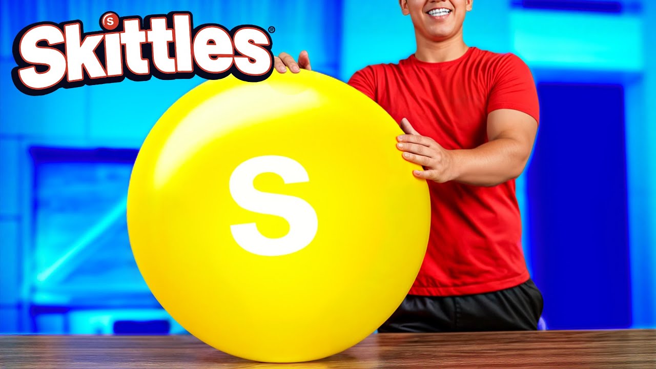 Gigantes Skittles | Cómo hacer los Skittles de bricolaje más grandes ...