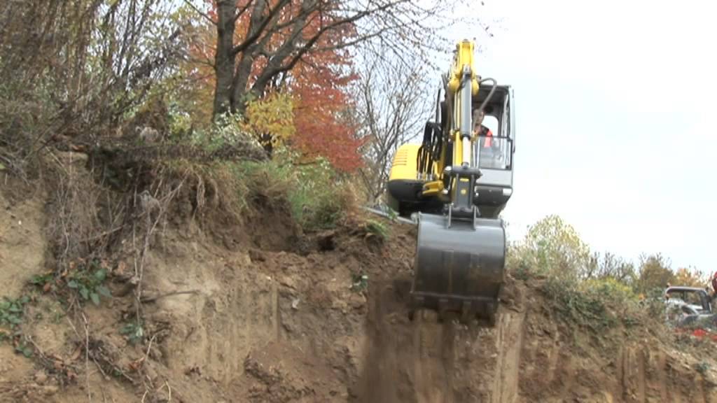 Excavator VDS vertical digging system - YouTube
