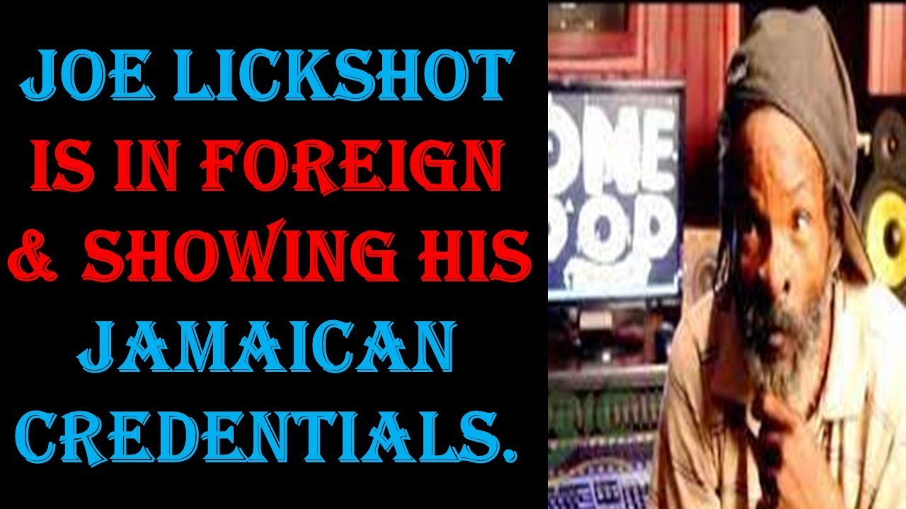 Joe Lickshot Look-A-Like is in England; he's angry, miserable & cross ...