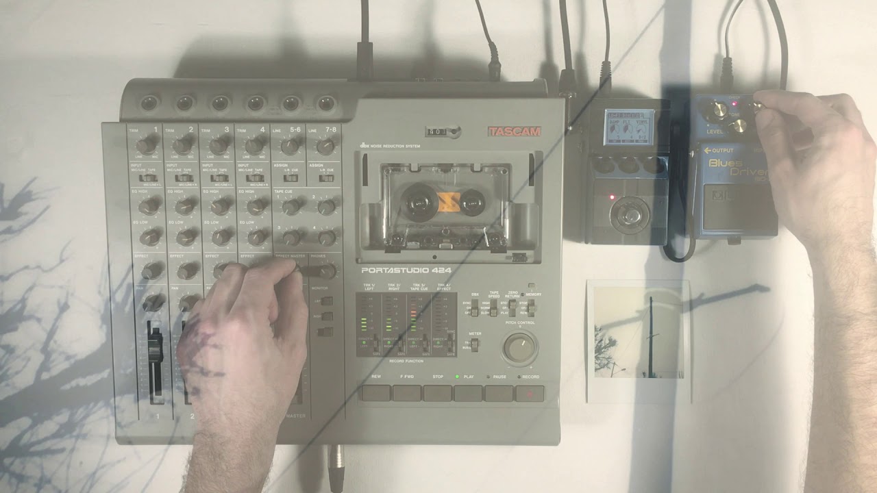 Making-of a tape loop based track (Tascam 424) - YouTube