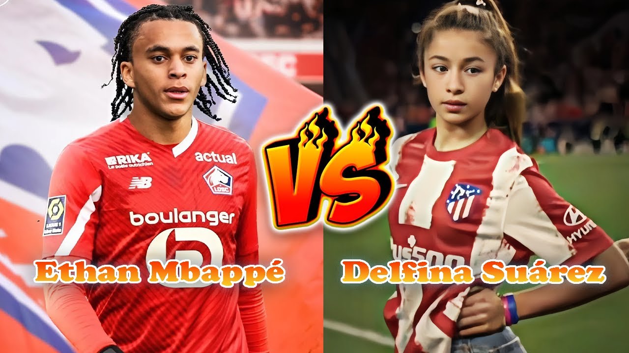 Ethan Mbappé VS Delfina Suárez (Luis Suárez's daughter) Transformation ...