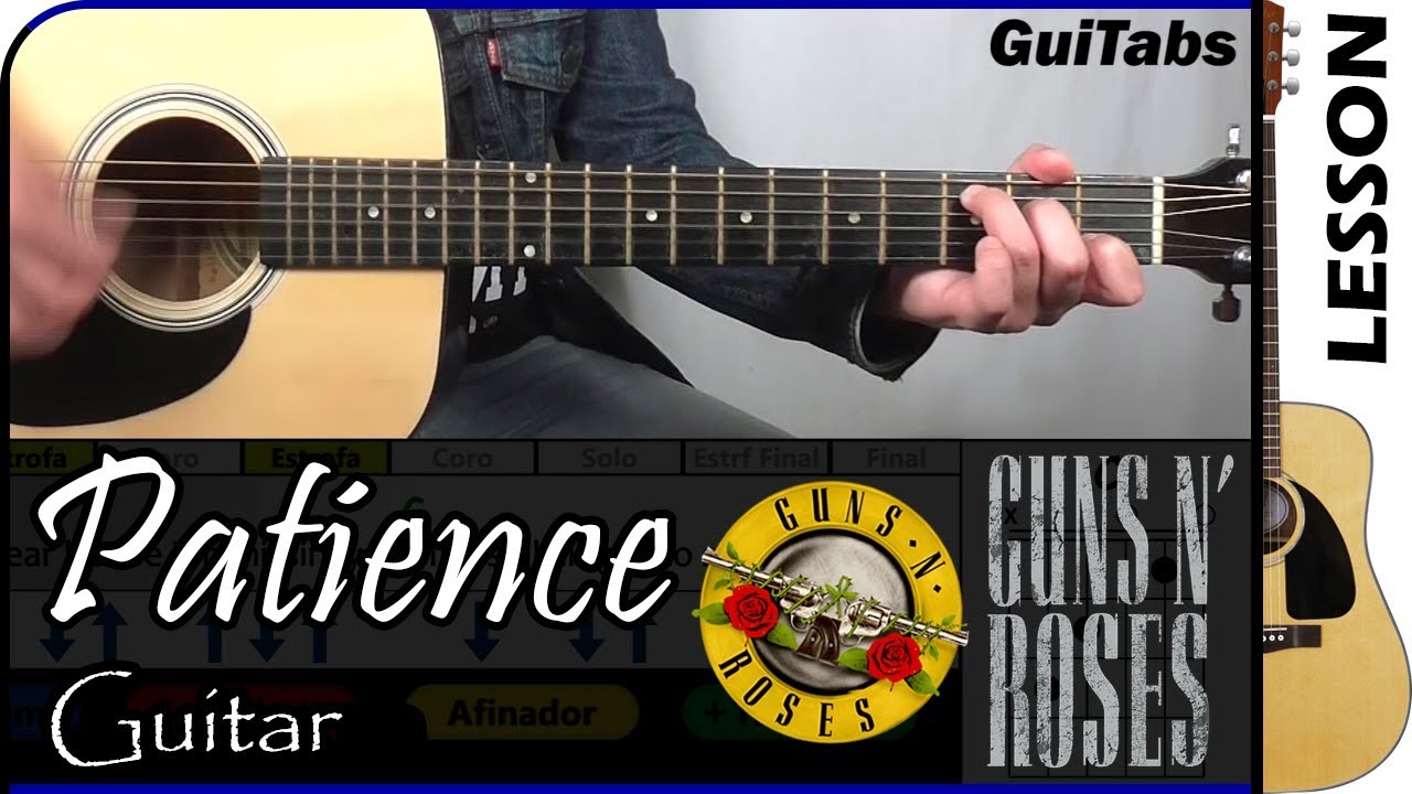 How to play PATIENCE - Guns N' Roses 🔫🌹 / GUITAR Lesson 🎸 / GuiTabs N ...