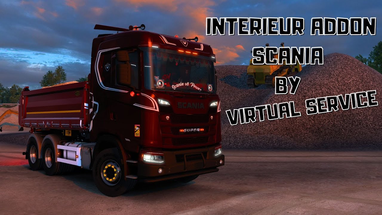[ETS2 1.45] ADDON SCANIA NextGen | CUSTOM INTERIEUR | By Virtual ...