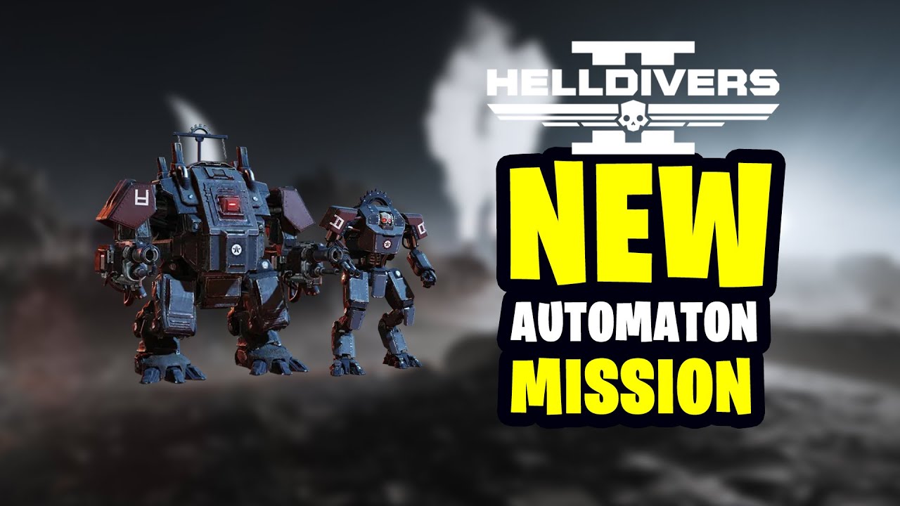 NEW Automaton Mission Type Gameplay (Helldive) – Helldivers 2 - YouTube