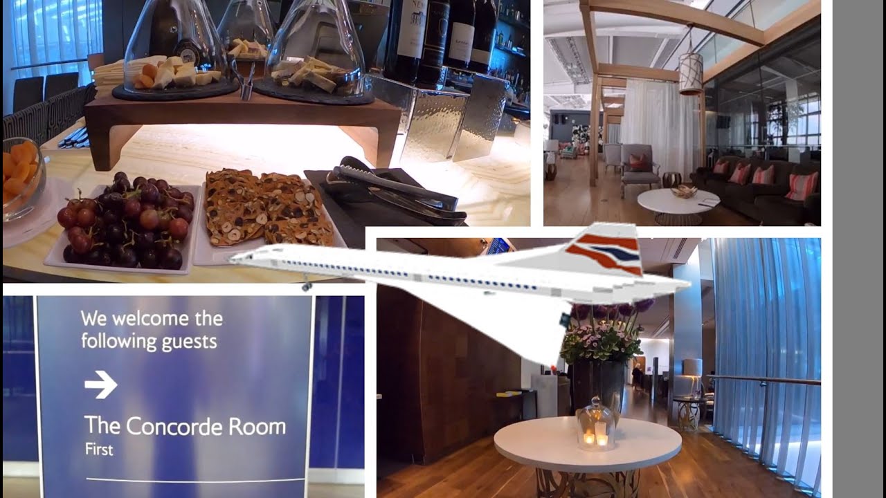 Concorde Room, London Heathrow, British Airways First Class Lounge ...