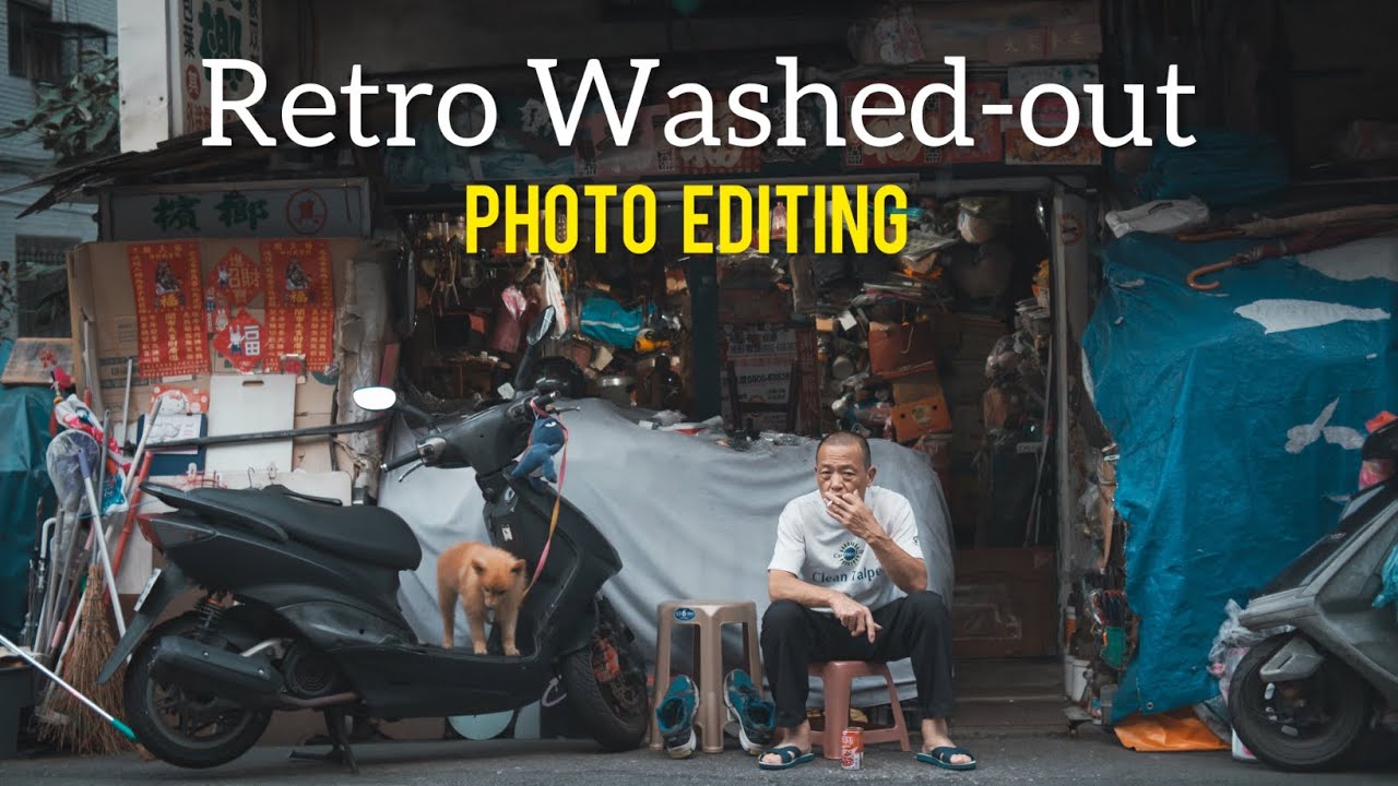 Photo Editing Tutorial: How to edit retro washed-out style photography ...