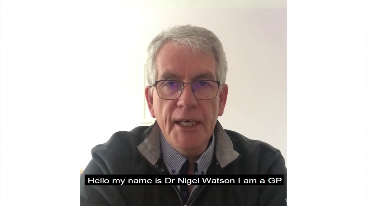 A message from Dr Nigel Watson - YouTube