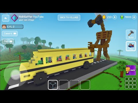 Block Craft 3D: Building Simulator Games For Free Gameplay#1674 (iOS & Android)| Siren🔊 Head Attack