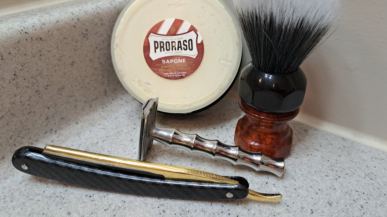 Learing Straight Razors. The progression. - YouTube