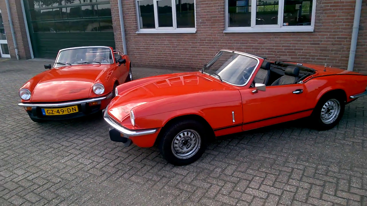 Triumph Spitfire 1500 - orange - YouTube