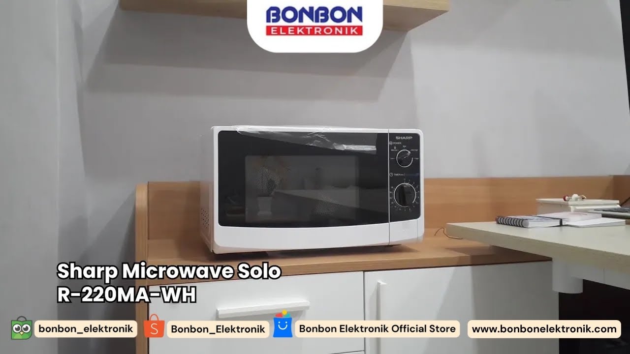Baru!! Sharp Microwave R-220MA-WH / HARGA DIBAWAH 1 JUTA 🥡 - YouTube