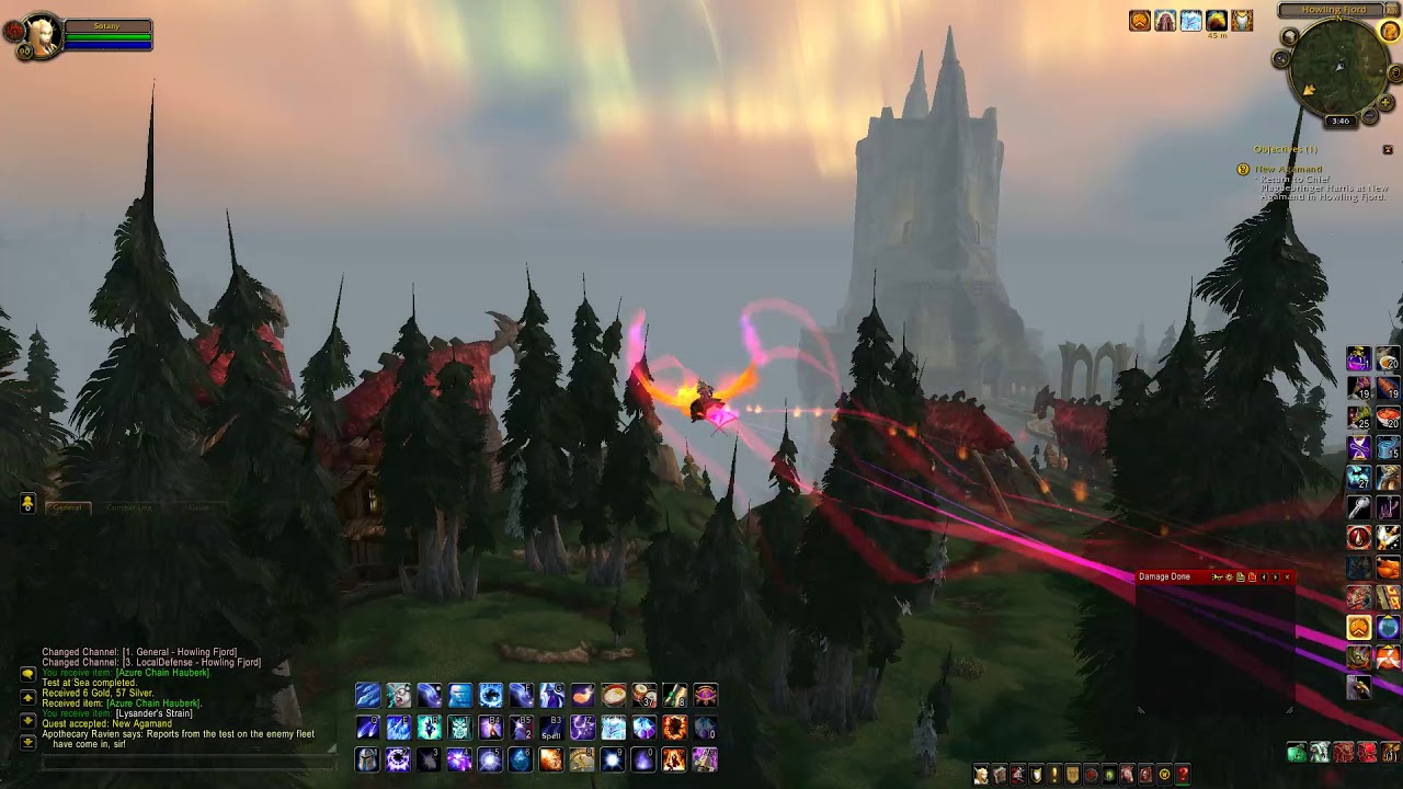 World of Warcraft Quests - New Agamand - YouTube