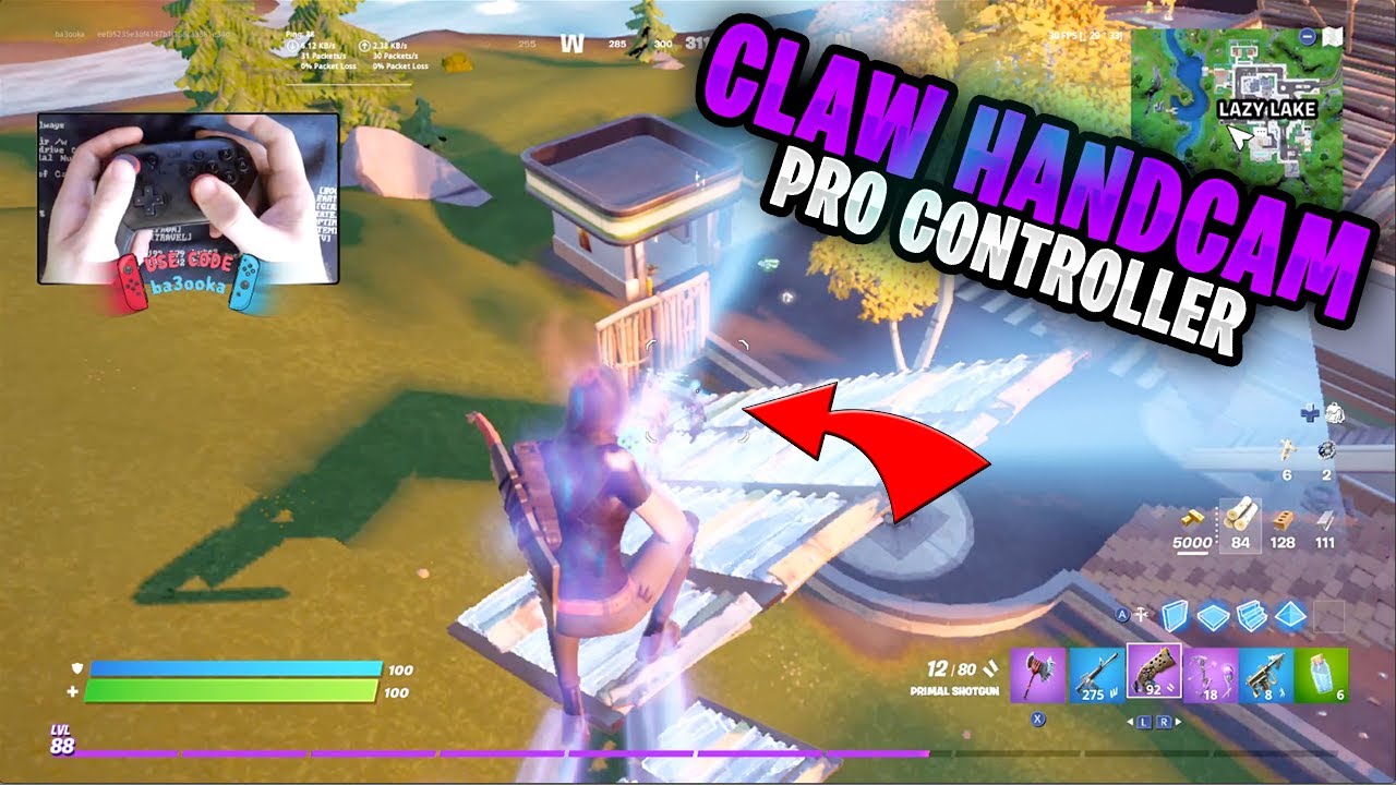 Fortnite on the Nintendo Switch Pro Controller #355 - YouTube