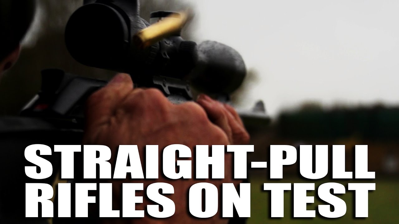 Straight-Pull Rifle Test - YouTube