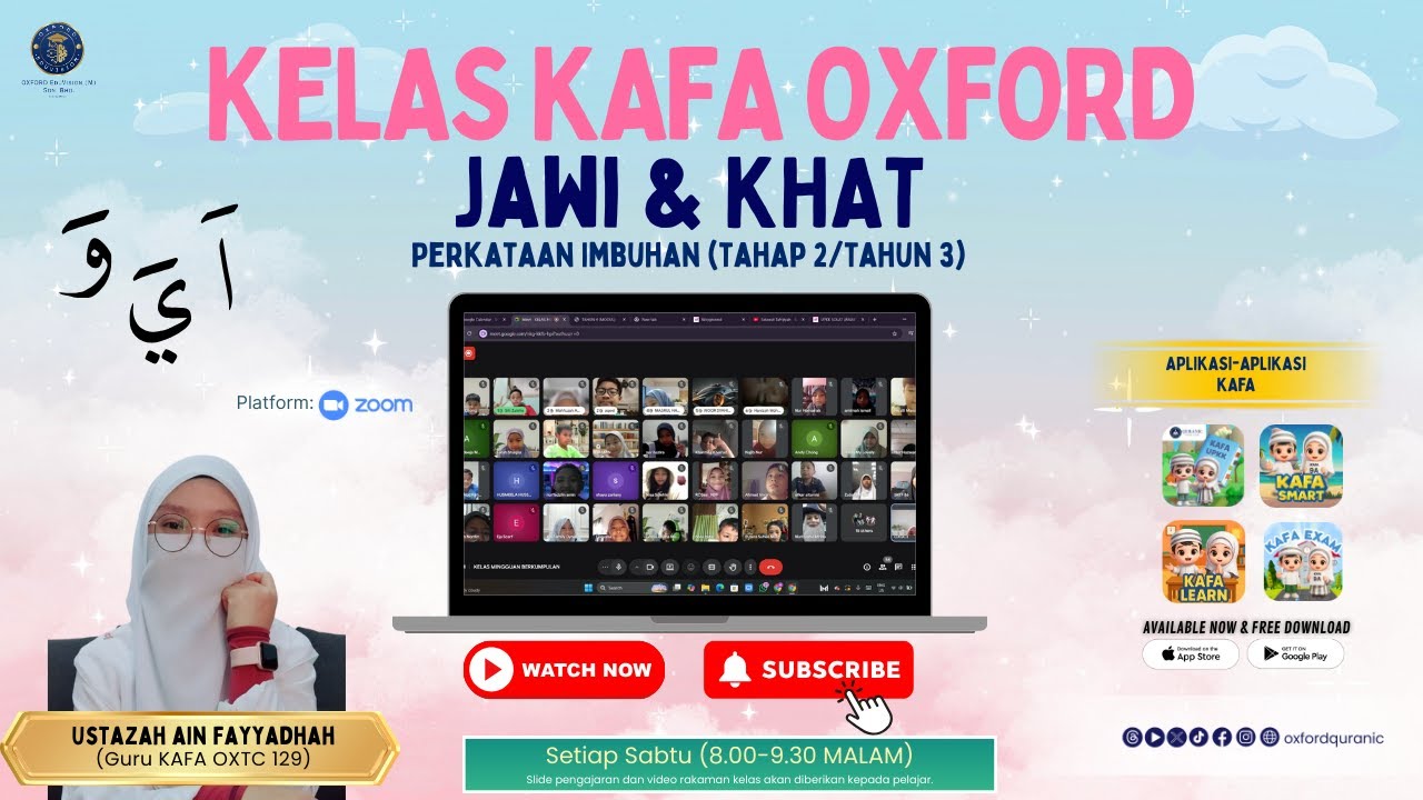 KELAS KAFA OXFORD (TAHAP 2) - JAWI & KHAT (PERKATAAN IMBUHAN) - YouTube