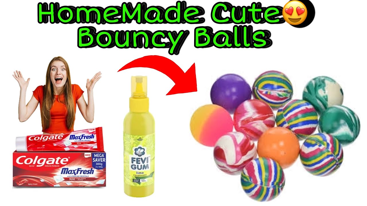 Homemade Cute bouncy balls/DIY homemade Orbeez Balls/how to make Crazy ...