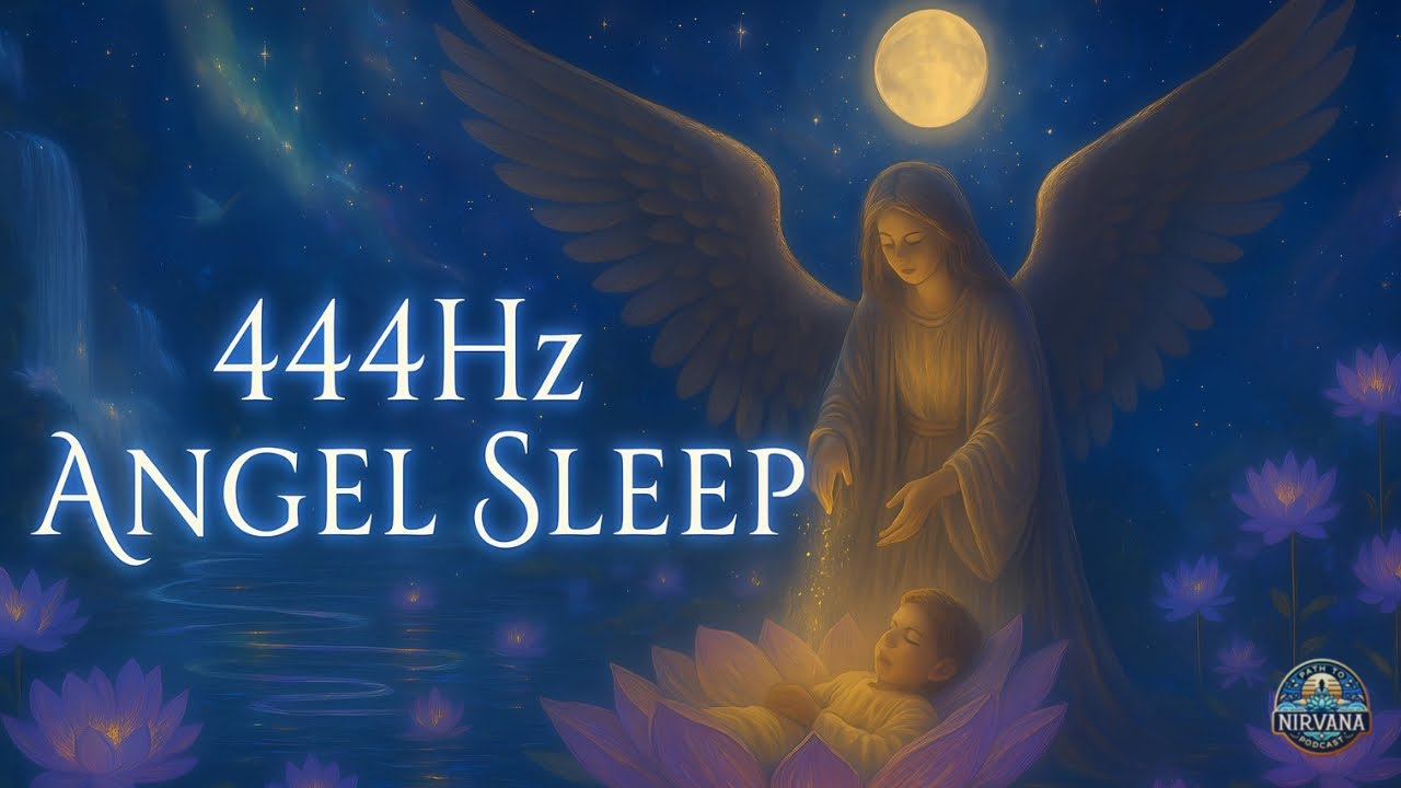 444Hz Angel Sleep | Theta Waves for Divine Healing & Deep Rest - YouTube